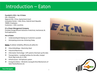 Eaton team renegade (mica-ii)_3rd_nov_2012 | PPTX
