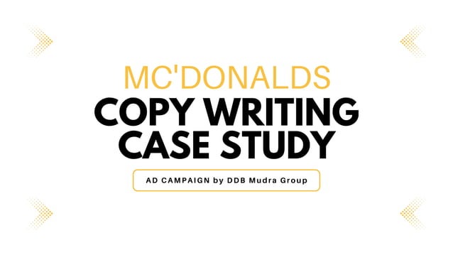 EATQUAL - McDonald's CASE STUDY | DDB Mudra | PDF