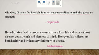 Eat right live right | PPTX