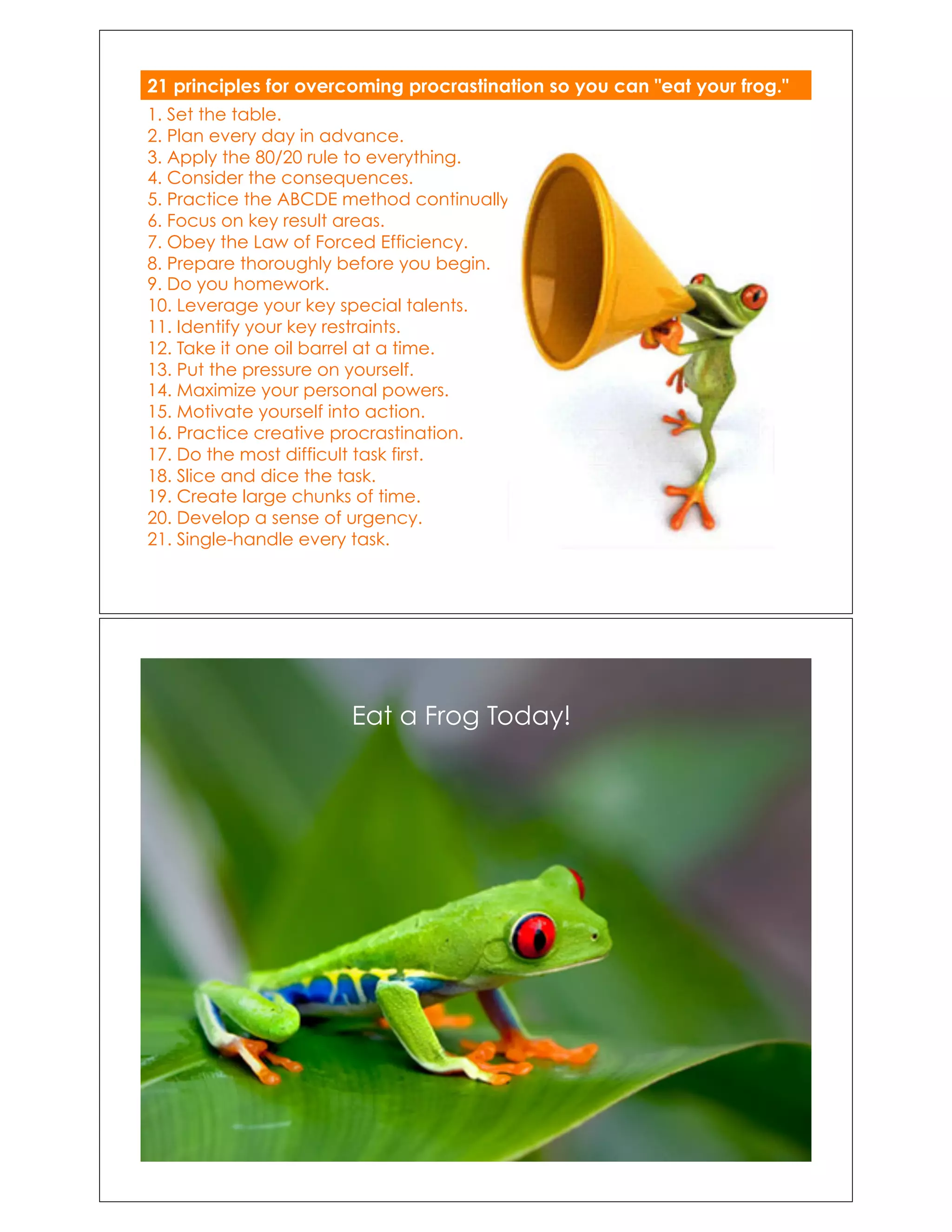 Eat that frog | PDF