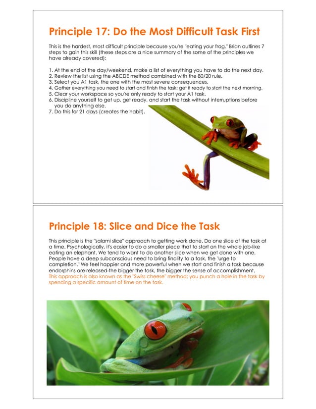 Eat that frog | PDF