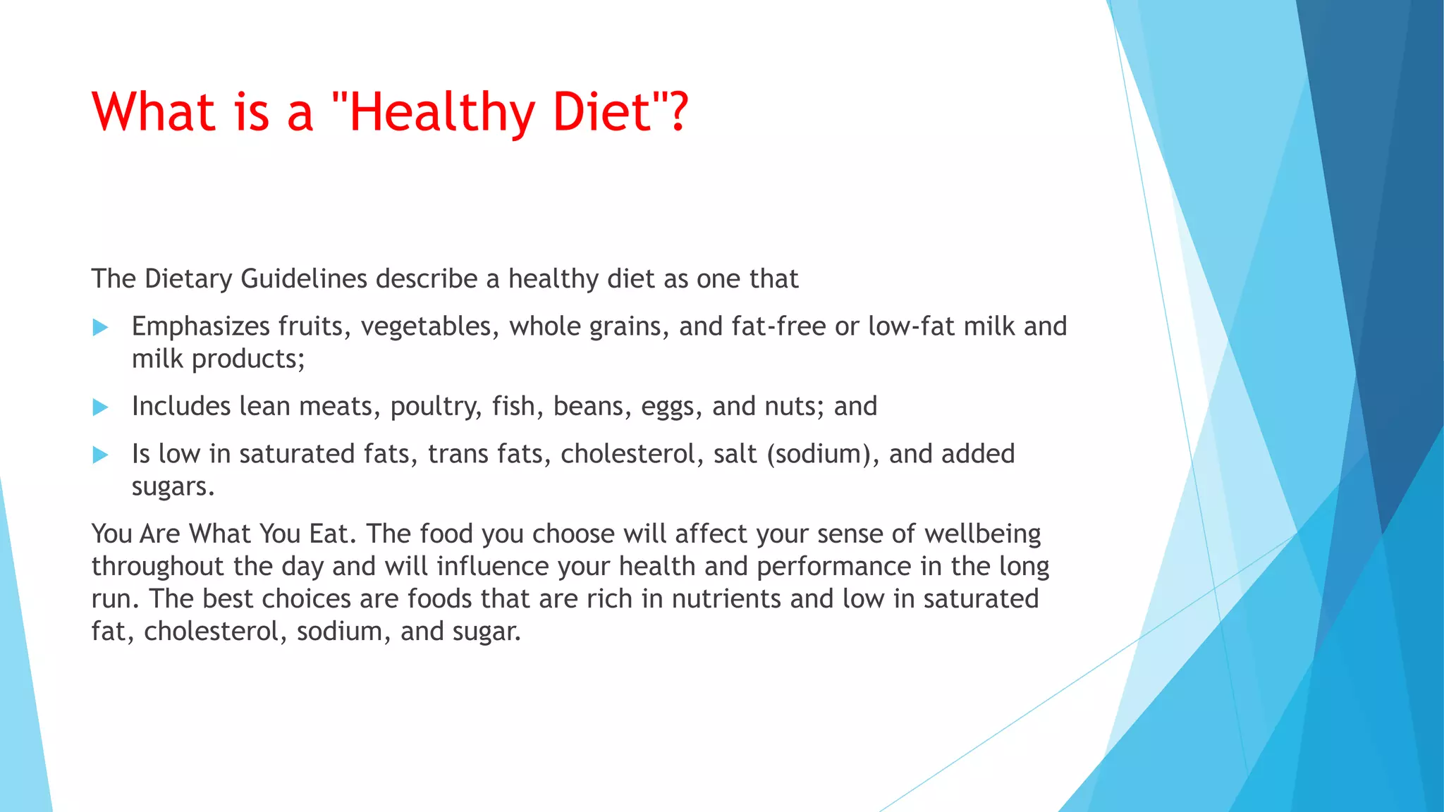 Eat well , Your Guide to Healthy Eating Plan | PDF