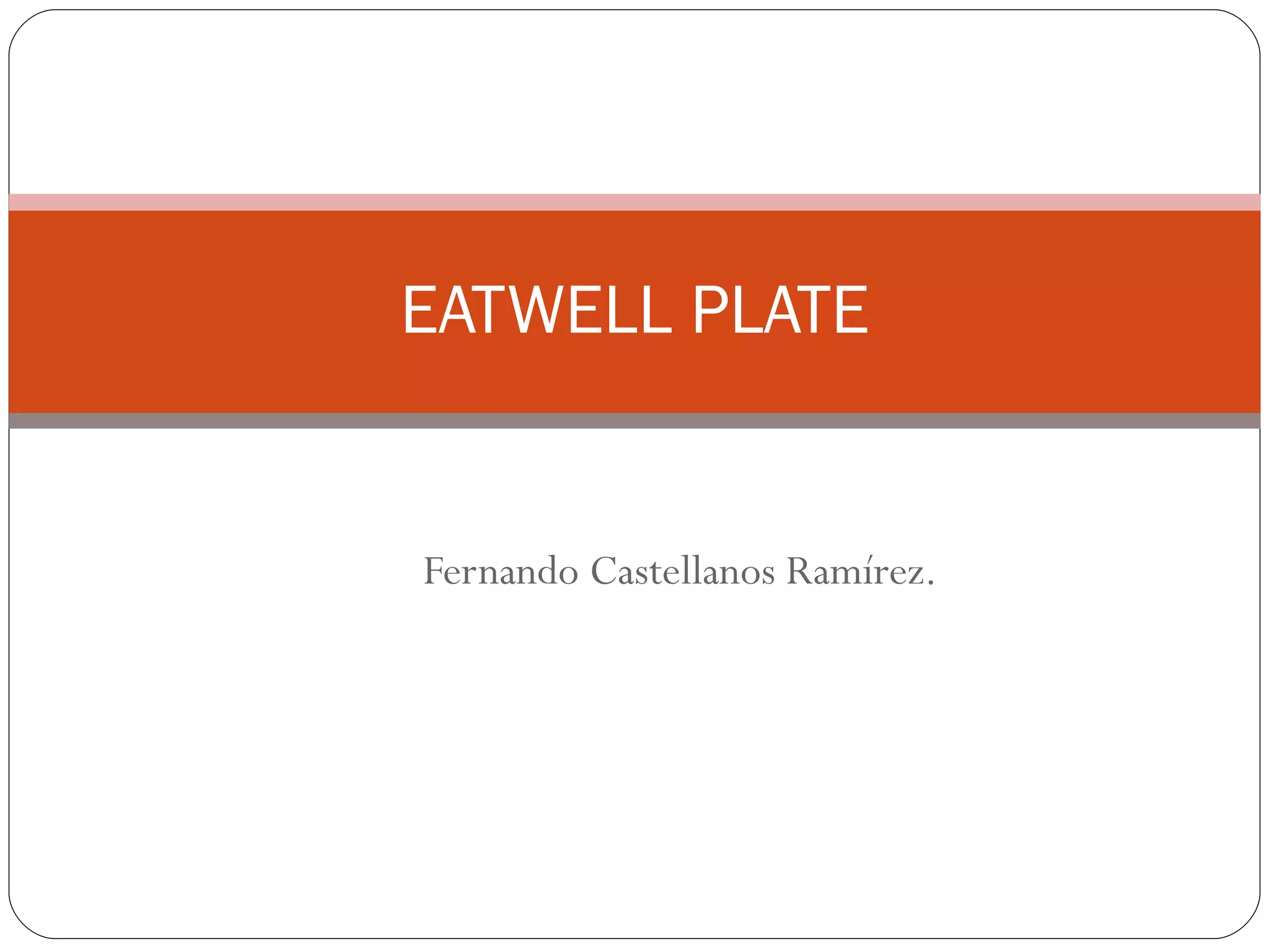 Eatwell Plate | PPT