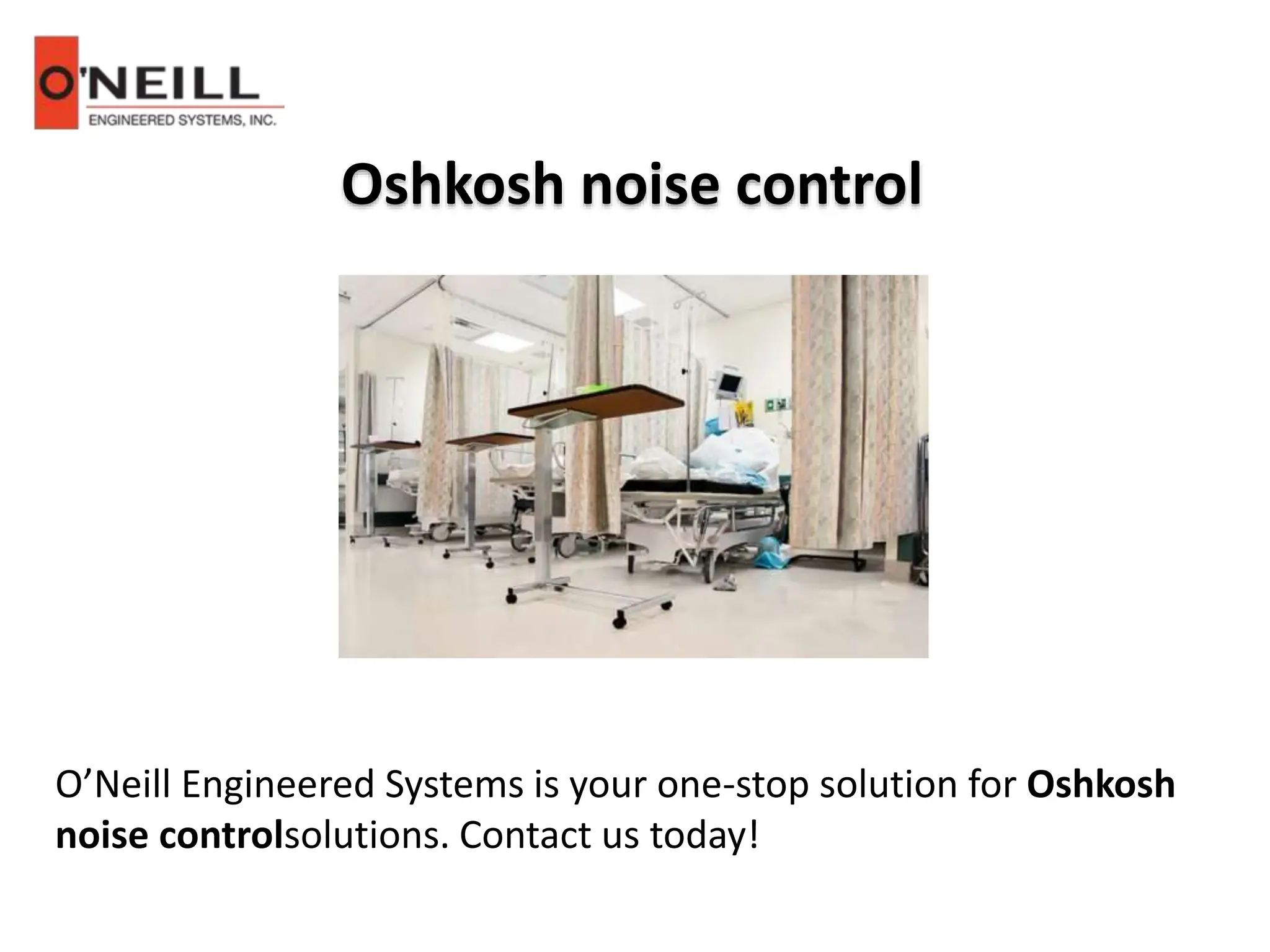 Eau Claire noise control | PPT