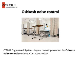 Eau Claire noise control | PPT