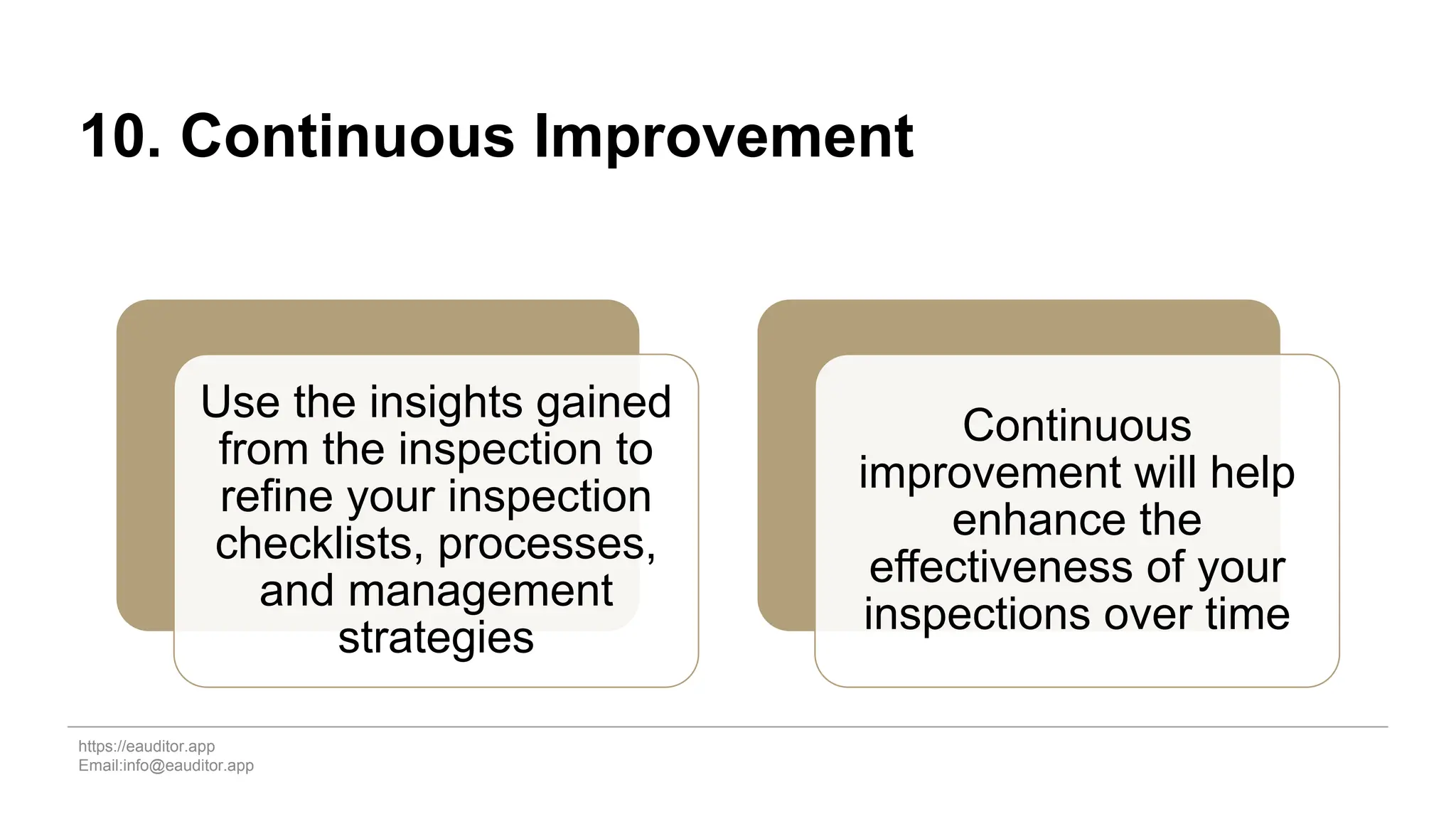 eAuditor Audits & Inspections - conduct field inspections | PPT