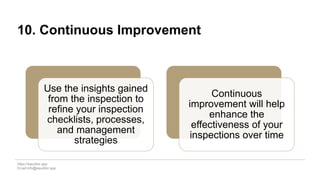 eAuditor Audits & Inspections - conduct field inspections | PPT