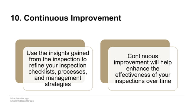 eAuditor Audits & Inspections - conduct field inspections | PPT