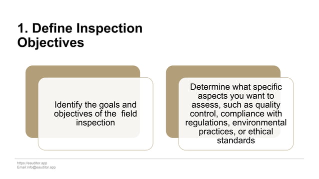 eAuditor Audits & Inspections - conduct field inspections | PPT