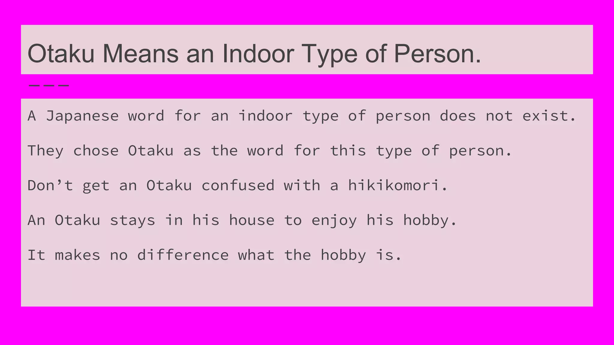 What is an otaku? | PPT