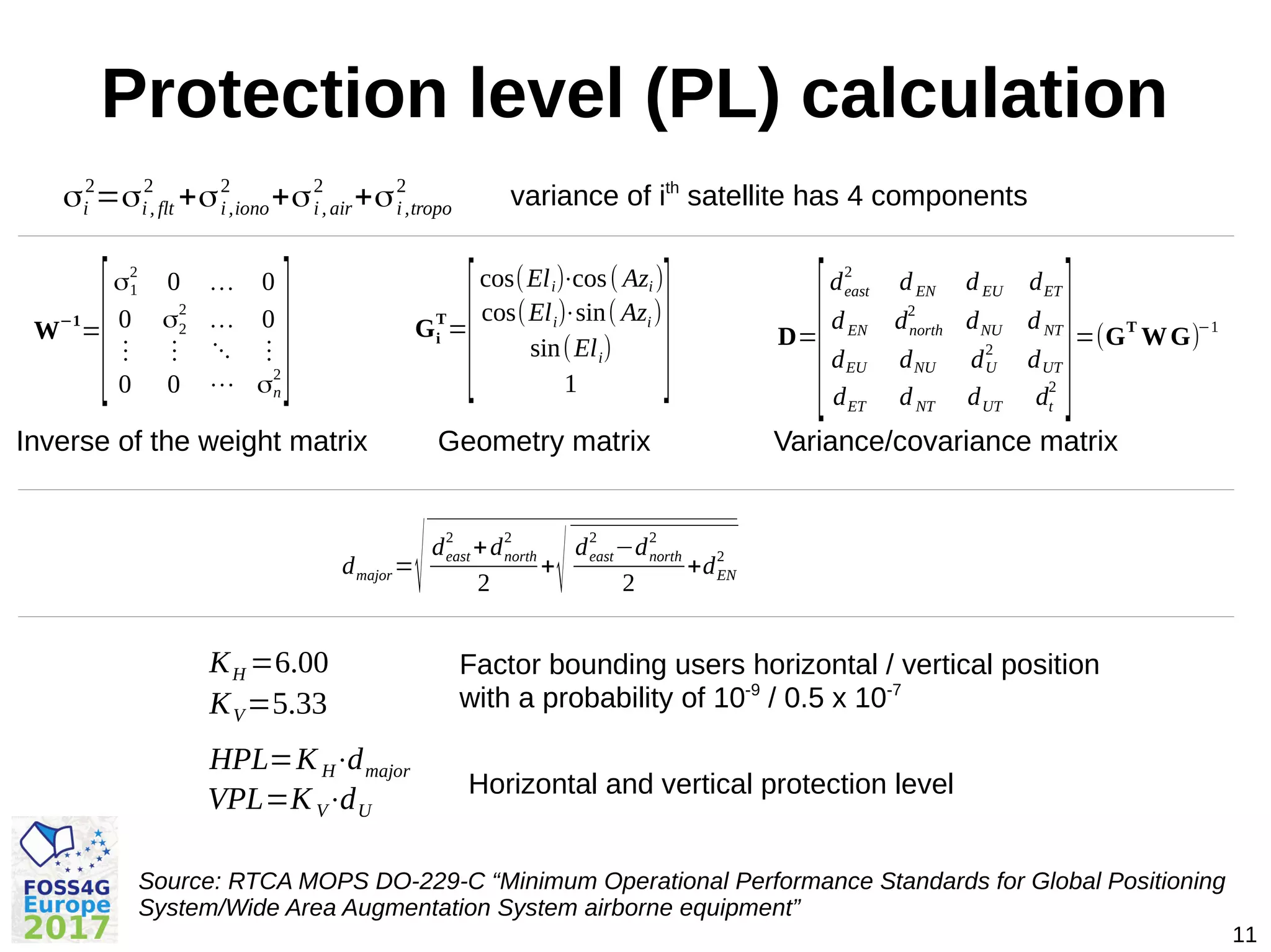 Extension of RTKLIB for the calculation and validation of protection ...