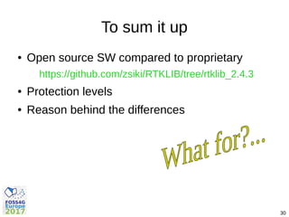 Extension of RTKLIB for the calculation and validation of protection ...