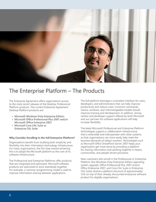 Desktop Enterprise Agreement Business Value for the BDM | PDF