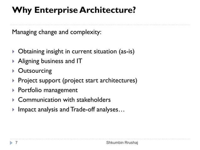 Enterprise Architecture Visualization | PPT | Free Download