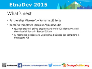 Xamarin | PPTX | Programming Languages | Computing