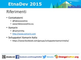 Xamarin | PPTX | Programming Languages | Computing