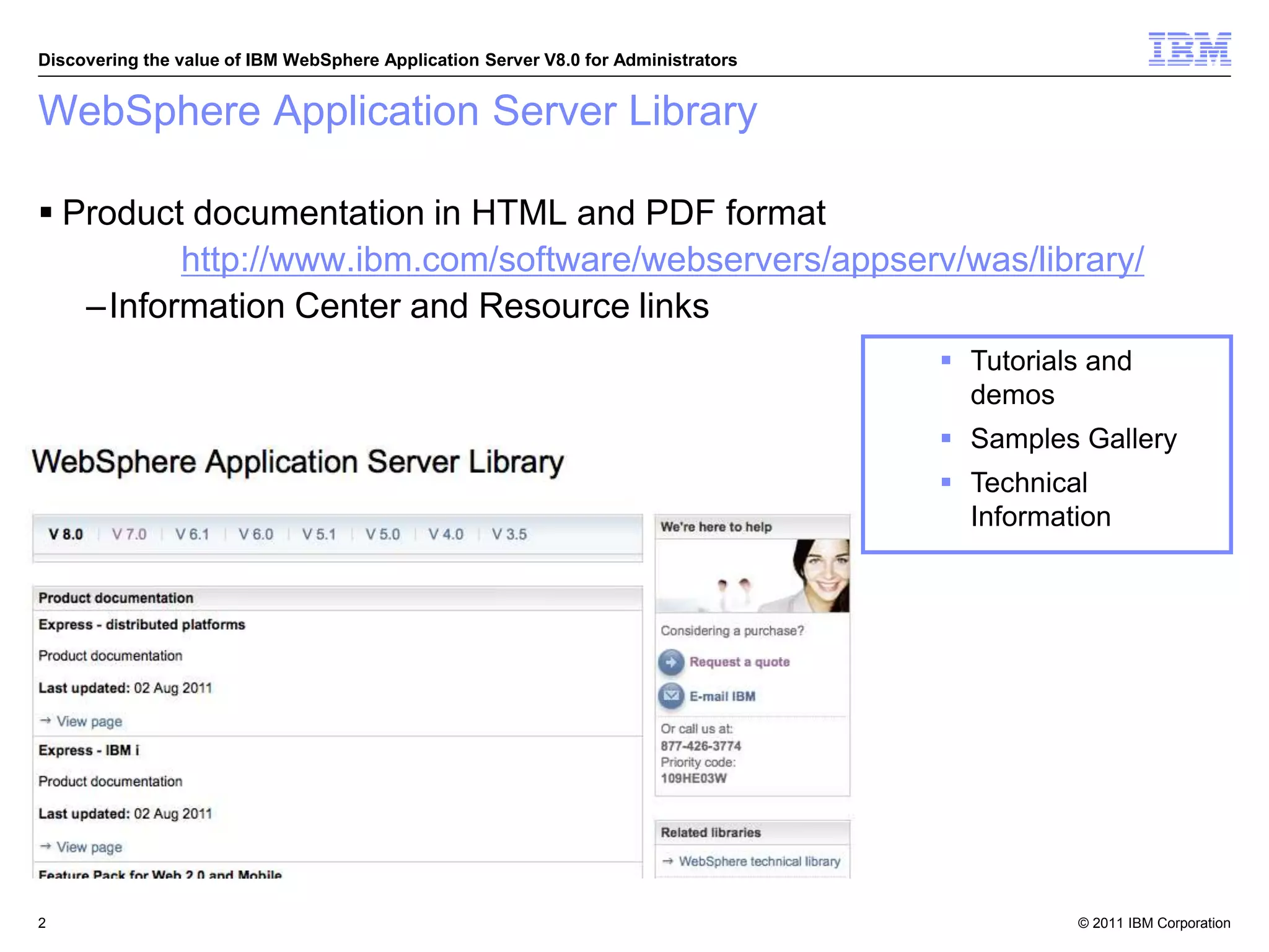 WebSphere Application Server Information Resources | PPTX