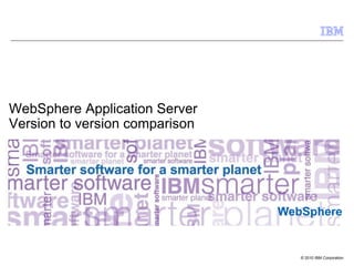 IBM WebSphere Application Server version to version comparison | PPTX