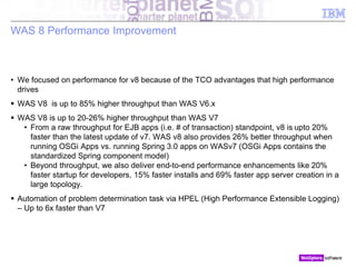 IBM WebSphere Application Server version to version comparison | PPTX