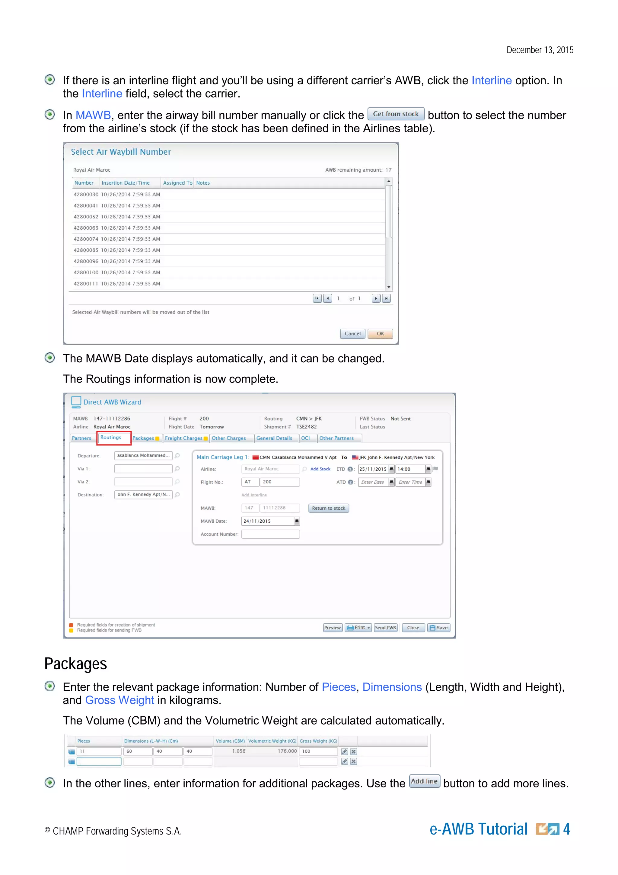 Logitude eAWB tutorial | PDF