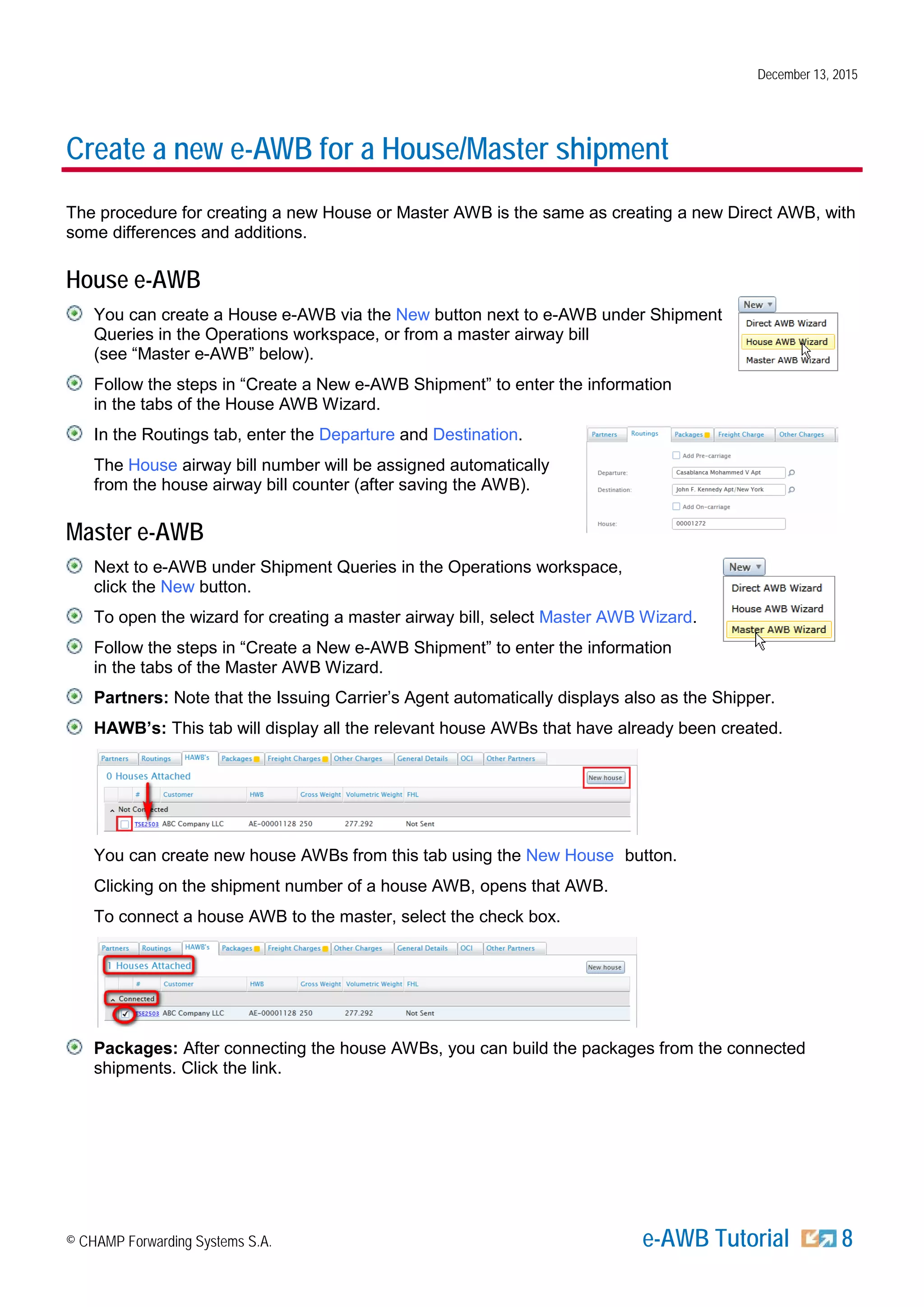 Logitude eAWB tutorial | PDF