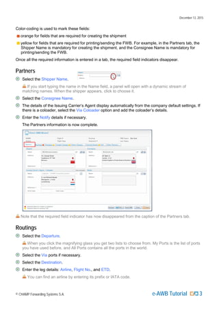Logitude eAWB tutorial | PDF