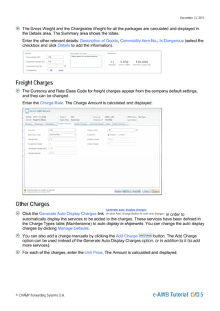 Logitude eAWB tutorial | PDF