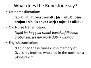 Viking language & writing | PPTX