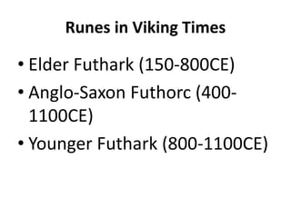 Viking language & writing | PPTX