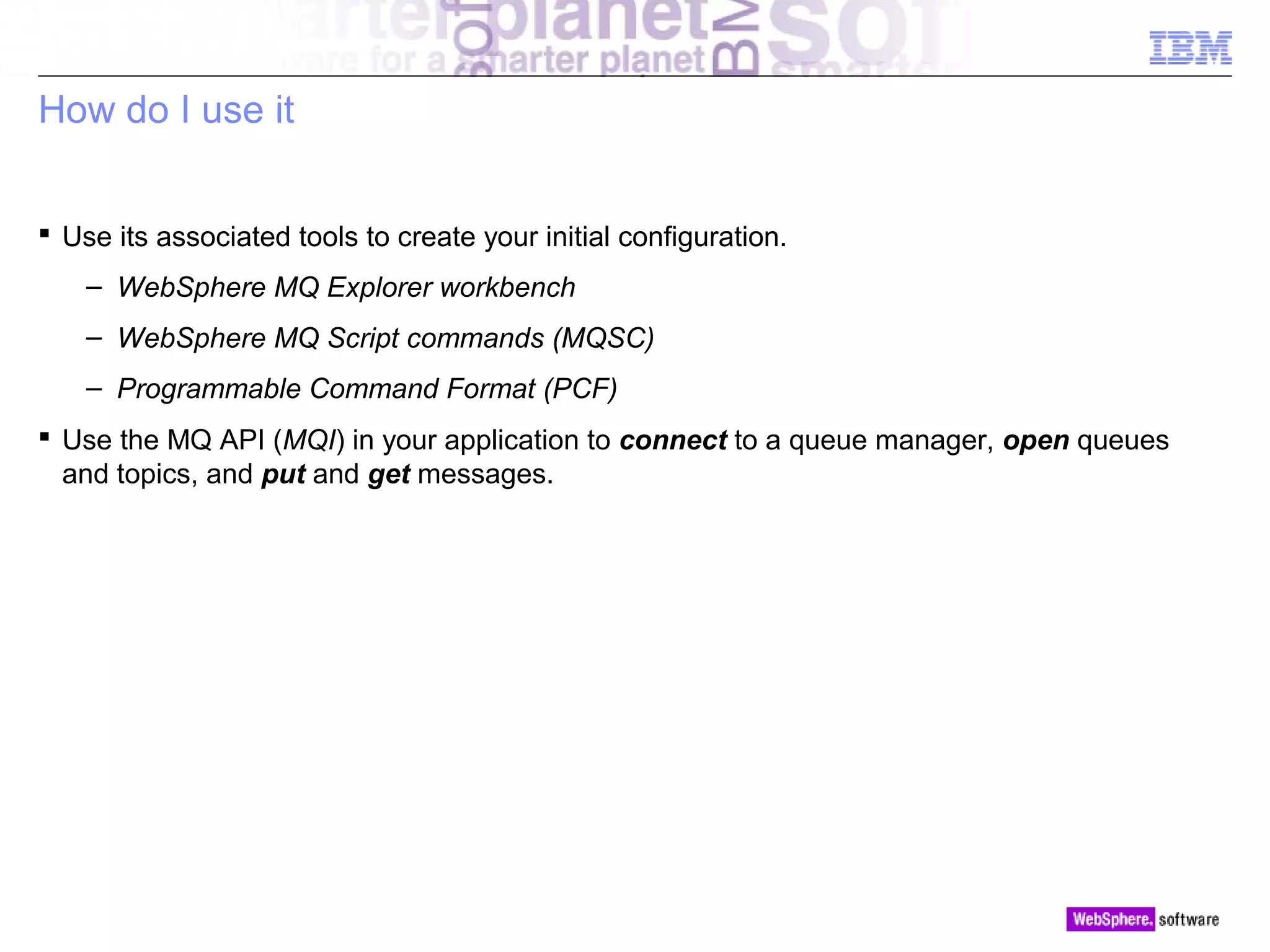 IBM WebSphere MQ Introduction | PPT | Cloud Computing | Internet
