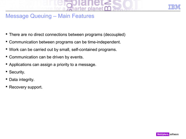 IBM WebSphere MQ Introduction | PPT | Cloud Computing | Internet