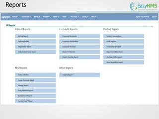 EazyHMS - Hospital Information management system | PPT