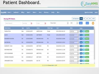 EazyHMS - Hospital Information management system | PPT