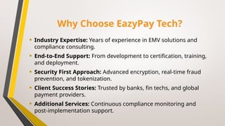 EMV Software Development for POS Terminal, ATMs | PPT