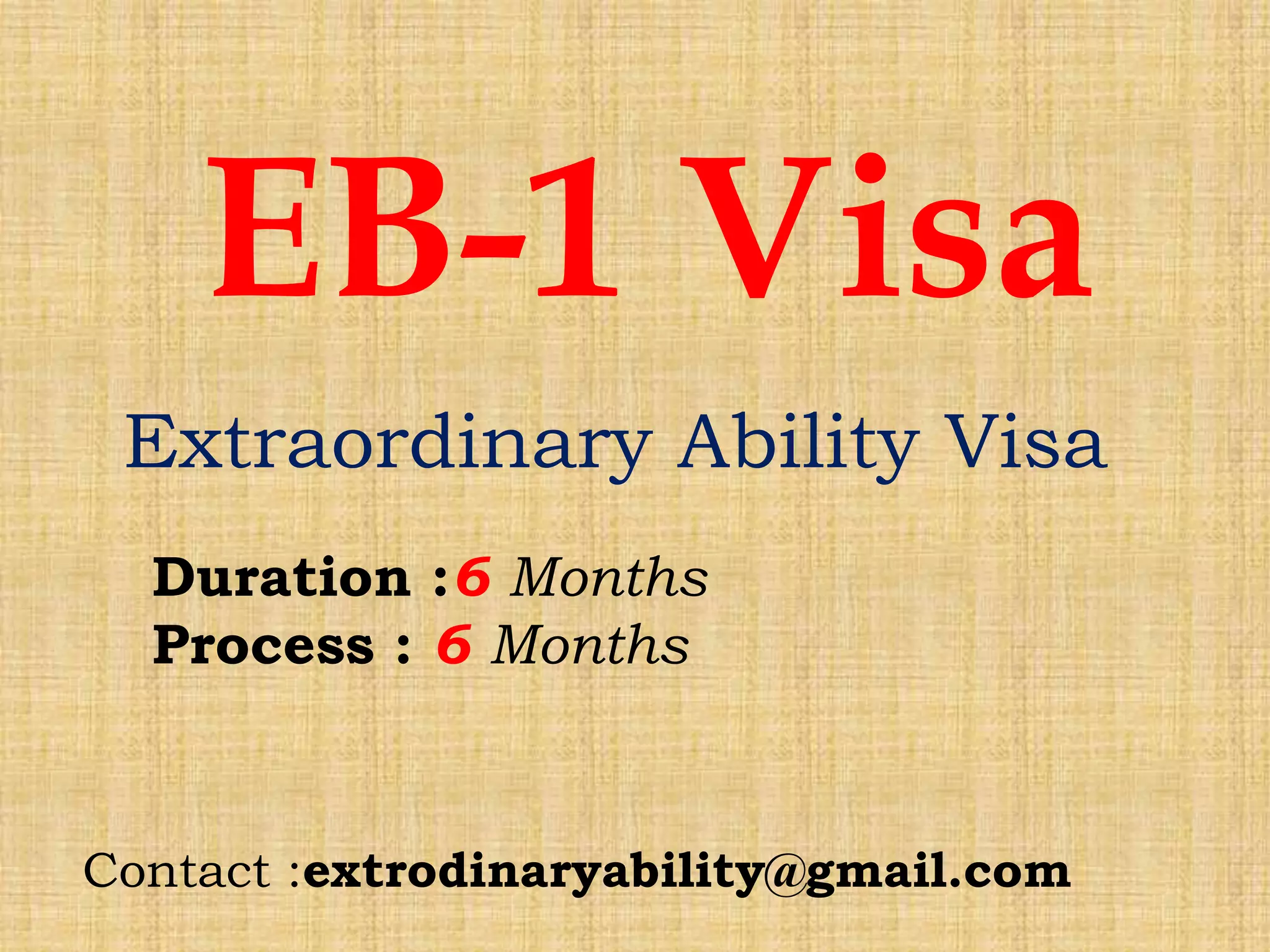 Eb 1 visa | PPTX