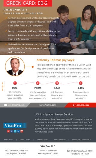 EB-2 Green Card - How to get started. | PDF