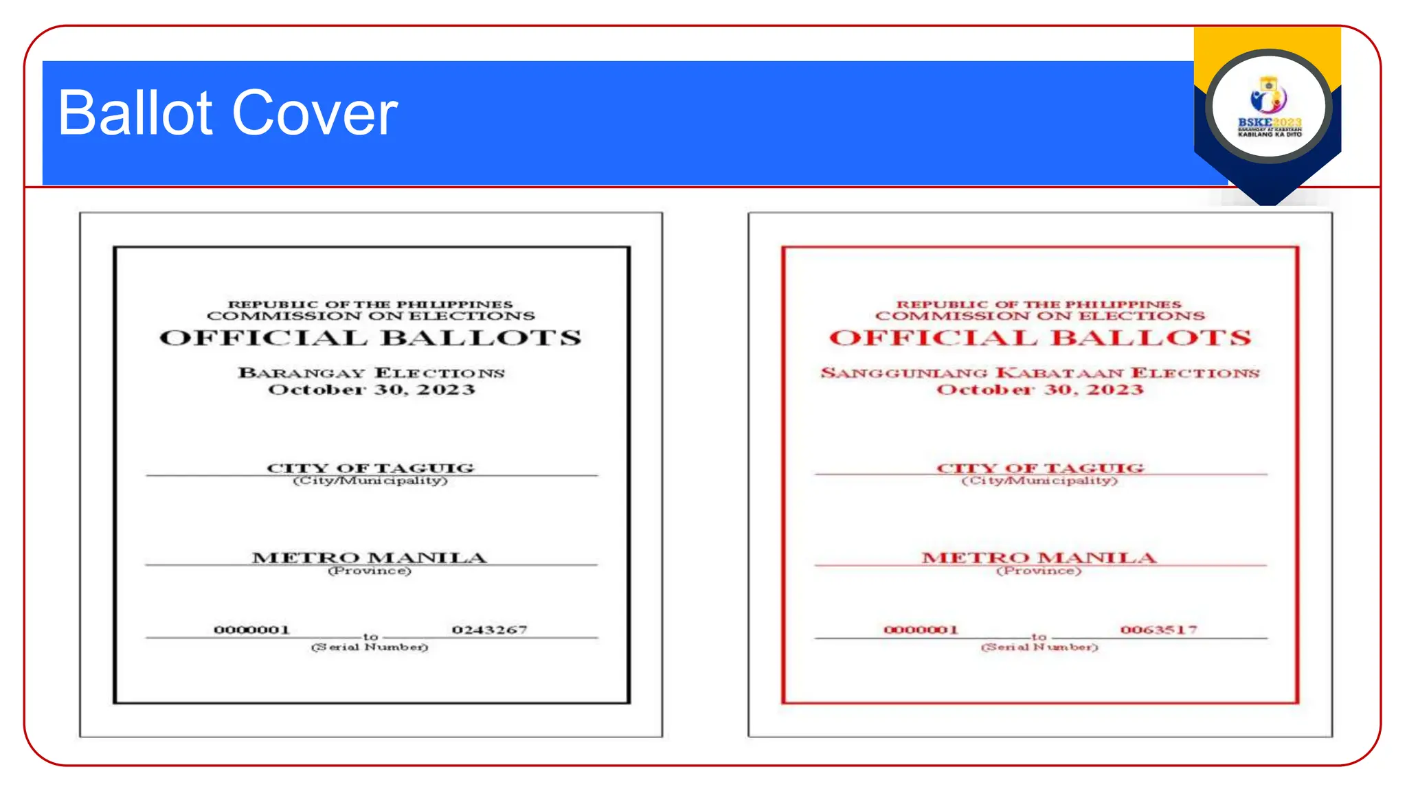 electoral boards presentation for technicalities | PPTX