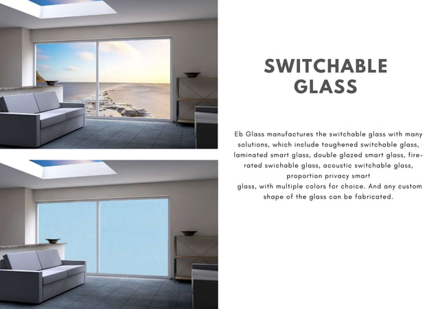 Switchable privacy glass -Eb glass-brochure | PPT