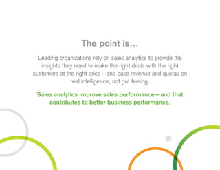 5 Ways to Improve Sales Performance with Analytics | PPT