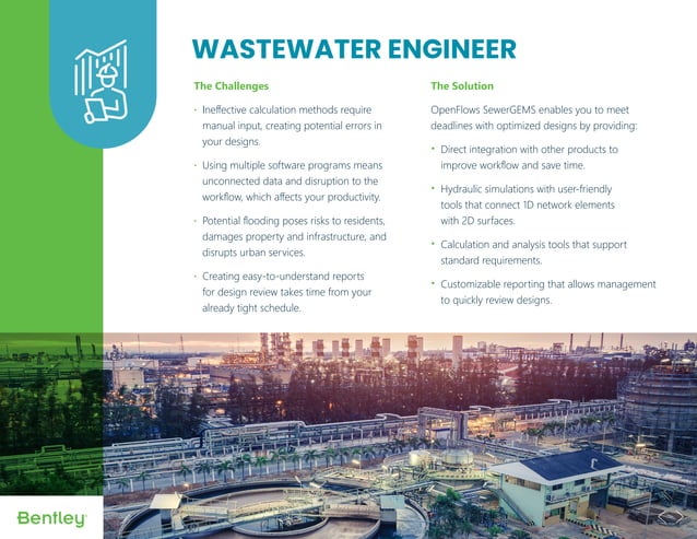 SewerGEMS-Personas- | PDF | Computer Software and Applications | Computing