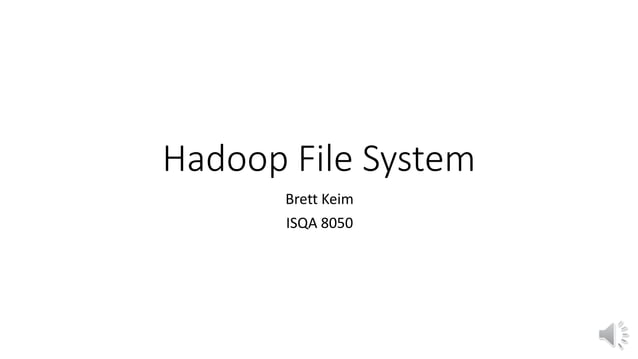 presentation_Hadoop_File_System | PPT