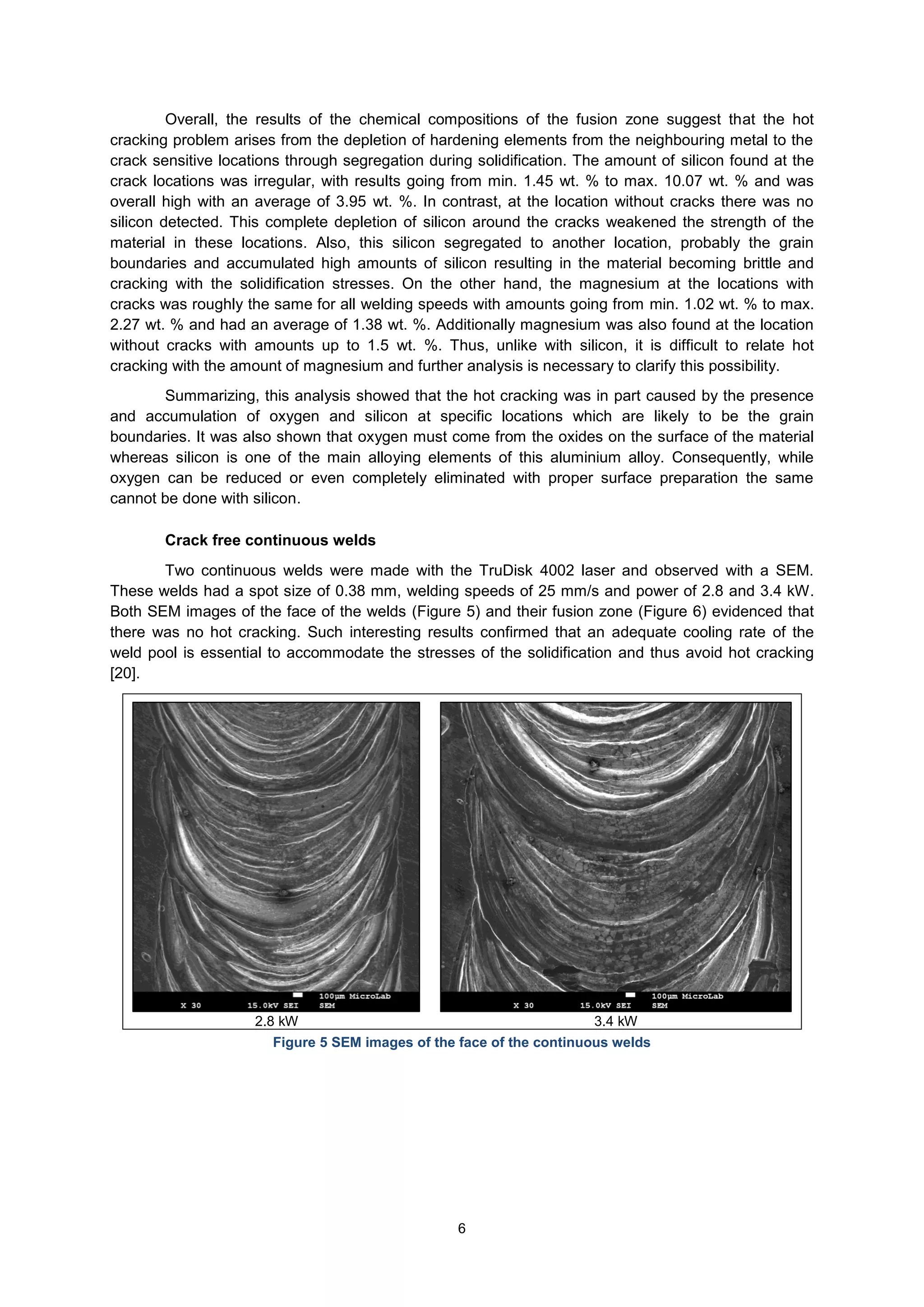 Autogenous pulsed laser welding of aluminium alloy AA6082-T651 | PDF