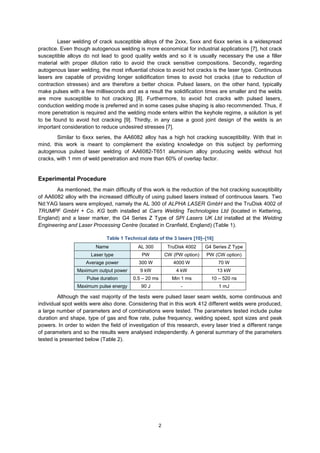 Autogenous pulsed laser welding of aluminium alloy AA6082-T651 | PDF