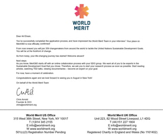 Merit360 - Acceptance Letter | PPT