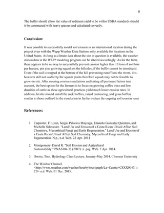 WEPP Hydrology Modelling | PDF