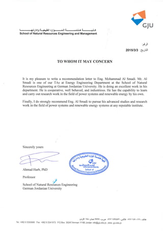 Recommendation Letter | PDF