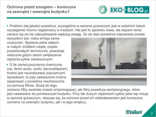 Jak chronić się przed smogiem w domu | PDF