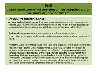 RAM AVADH SINGH-Peril-Accident external means | PPTX