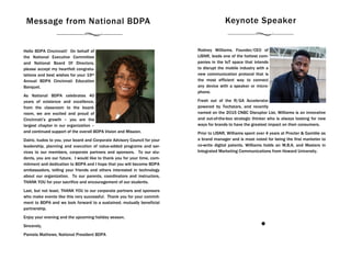 Souvenir Book - 19th Annual BDPA Cincinnati Education Banquet | PPT