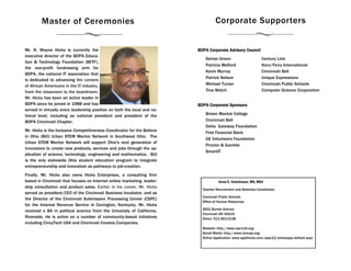 Souvenir Book - 19th Annual BDPA Cincinnati Education Banquet | PPT